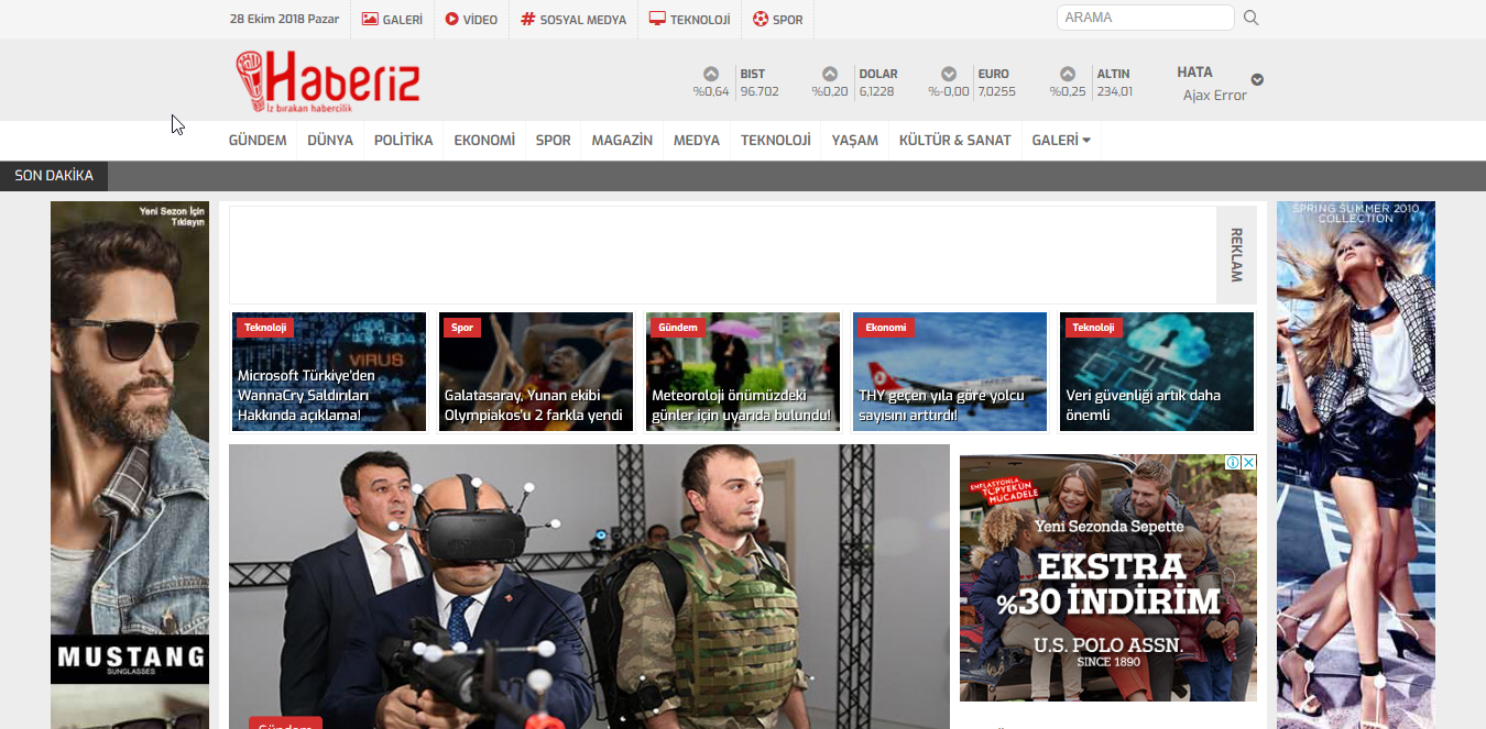 Haberiz ~ Haber, güncel haberler, son dakika haberleri